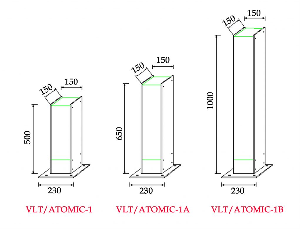 VLT(Bollard) ATOMIC - VLT Lighting